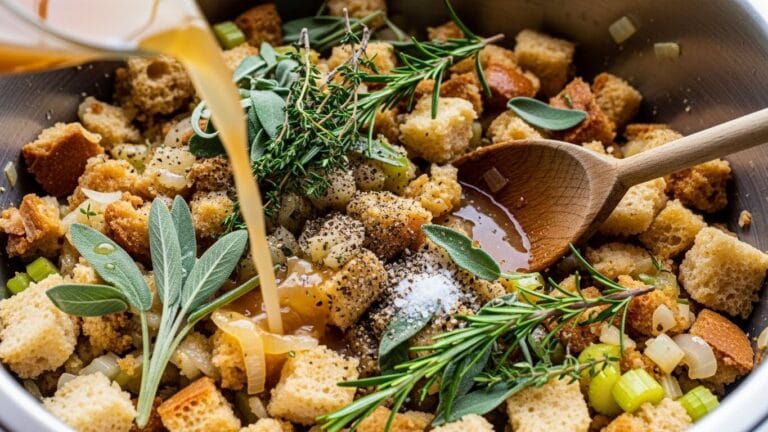 Roast Chicken with Herb Stuffing Recipe - Easy Sunday Dinner